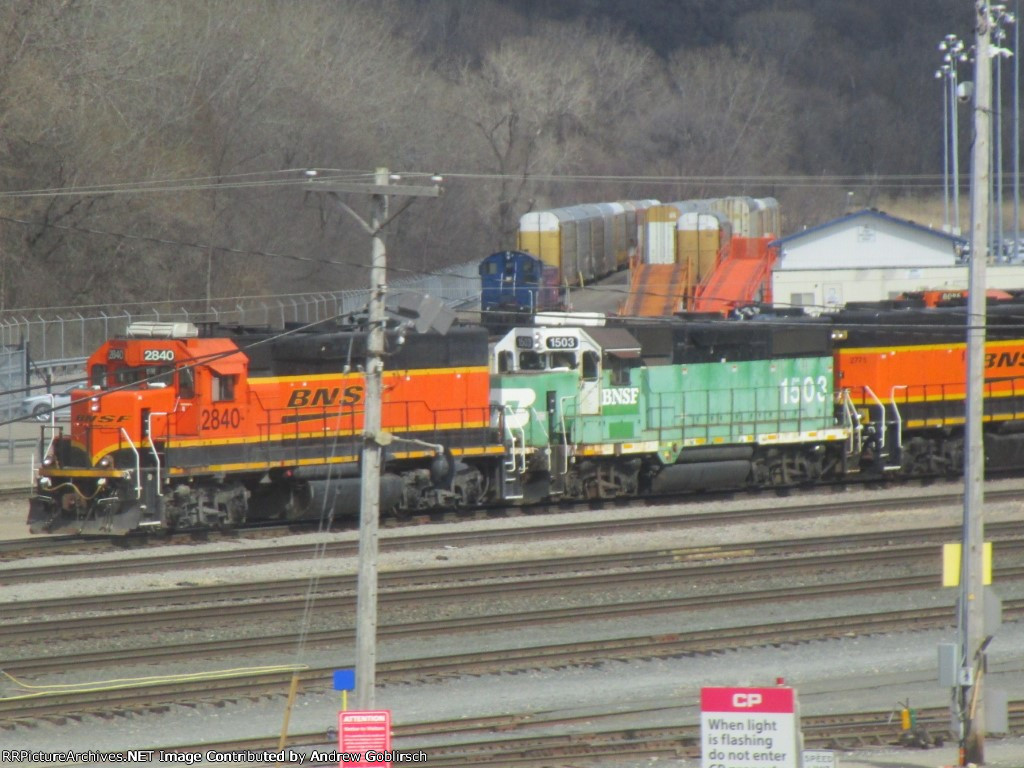 BN 1503 + BNSF 2840